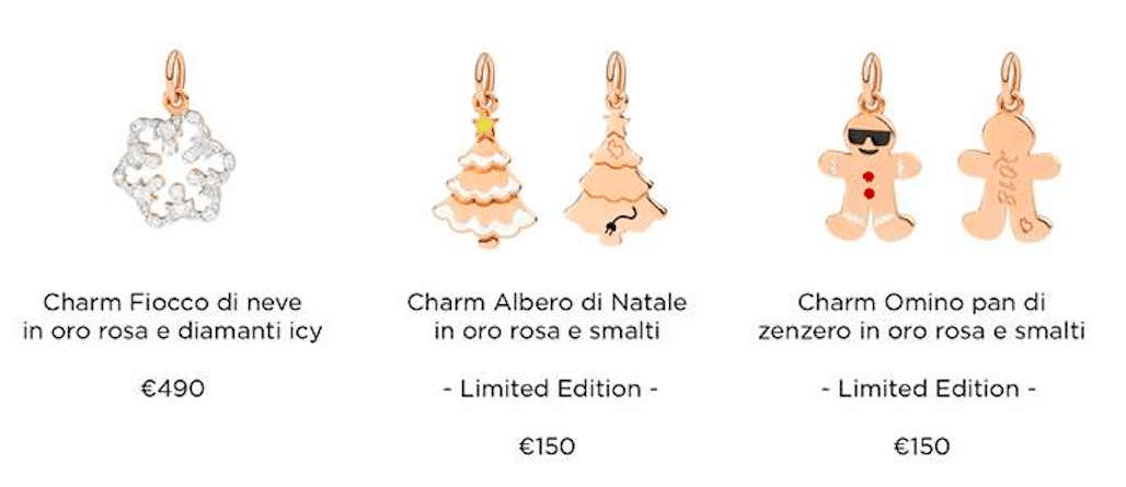 Tre nuovi ciondoli preziosi per il Natale di DoDo - Le Shopping News